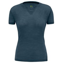 KARPOS - Women's Coppolo Merino T-Shirt - Merinoshirt Gr L blau