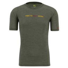 KARPOS - Coppolo Merino T-Shirt - Merinoshirt Gr XL oliv