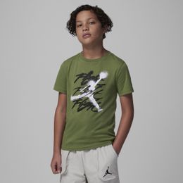 Jordan Jumpman Flight Sprayed Tee T-Shirt für ältere Kinder - Braun