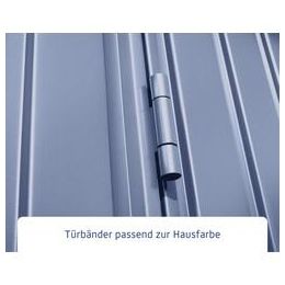 EcoStar Gerätehaus Trend-S Typ 1 258,8 x 121,3 x 216 cm taubenblau