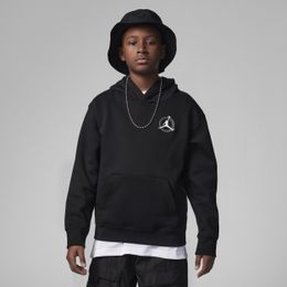 Jordan Jumpman Pullover Hoodie für ältere Kinder (Jungen) - Schwarz