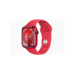 Apple Watch Series 9 GPS + Cellular 41mm - (PRODUCT)RED Aluminium Case with (PRODUCT)RED Sport Band - M/L