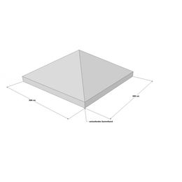 Grasekamp Schutzhaube 3 x 3 m Abdeckplane Plane Pavillon Hardtop Regenschutz