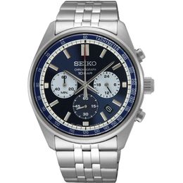 Chronograph Seiko "SSB427P1" Armbanduhren silberfarben Herren Quarzuhren