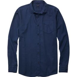 OLYMP Freizeithemd, Regular-Fit, Kent-Kragen, für Herren, blau, XL