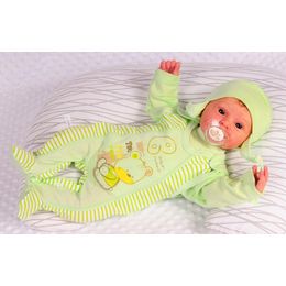 La Bortini Strampler Strampler Mütze und Langarmshirt Set Baby Anzug 3tlg 44 50 56 62 68