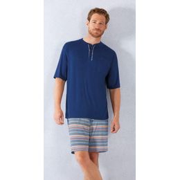 Hajo Pyjama Herren Schlafanzug kurz (2 tlg) Modisches Design