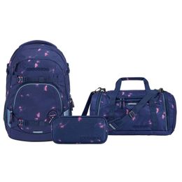 Coocazoo Schulranzen Schulrucksack-Set MATE Arctic Midnight 3-teilig (Rucksack