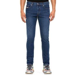 Diesel Slim-fit-Jeans Low Waist Stretch Mittel Blau