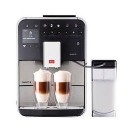 Melitta Barista T Smart F83/0-101 , Vollautomat silber Kapazität: 1,8 Liter Verbrauch: 1.450 Watt (Betrieb) Fassungsvermögen: 270 g Bohnenbehälter: 2