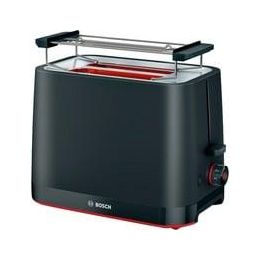 Bosch Kompakt-Toaster MyMoment TAT3M123 schwarz, 950 Watt, f&uuml;r 2 Scheiben Toast