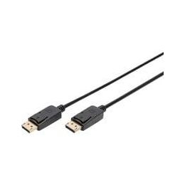 Digitus DisplayPort Anschlusskabel, Full HD 1080p schwarz, 5 Meter