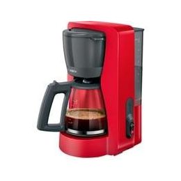 Bosch Filterkaffeemaschine MyMoment TKA2M114, Filtermaschine rot/grau Kapazität: 10 Tassen/1,4 Liter Verbrauch: 1.200 Watt (Betrieb) Kanne: Glas: 1 Abmessungen: 232 x 295 x 347 mm