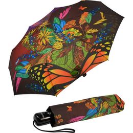 Doppler® Langregenschirm auffällig bedruckter Damenschirm Auf-Zu-Automatik