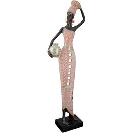 Gilde Afrikafigur Figur Malaika (1 St), braun|rosa