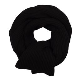 Casamoda Strickmütze Casamoda Set aus Mütze und Schal uni, schwarz