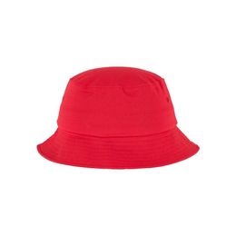 Flexfit Flex Cap Flexfit Unisex Flexfit Cotton Twill Bucket Hat, rot