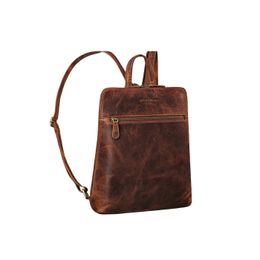 STILORD Cityrucksack "Doris" Lederrucksack Frauen Vintage