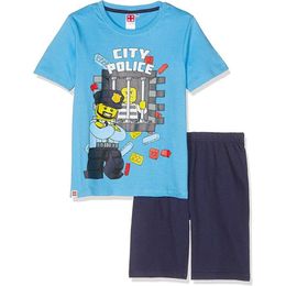 LEGO® kidswear Shorty LEGO CITY SHORTY PYJAMA Jungen kurzer Schlafanzug hellblau