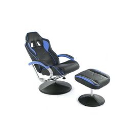 Raburg Gaming-Stuhl Wohnzimmer Sessel mit Hocker