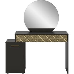 Schminktisch Inosign "Schminktisch inklusive Spiegel" Tische Gr. B/H/T: 95 cm x 137 cm x 42 cm, schwarz (schwarz, schwarz, schwarz) Frisiertisch
