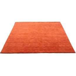 Wollteppich Home Affaire "Karchau" Teppiche Gr. B/L: 60 cm x 90 cm, 13 mm, 1 St., orange (terracotta) Esszimmerteppiche