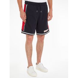 Sweatshorts Tommy Hilfiger "SPORT MONOTYPE SWEATSHORT" Gr. L, N-Gr, blau (desert sky) Herren Hosen Shorts