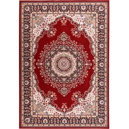 Wollteppich Home Affaire "Oriental D3" Teppiche Gr. B/L: 66 cm x 120 cm, 10 mm, 1 St., rot Orientalische Muster