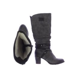 Rieker Damen Stiefel, grau