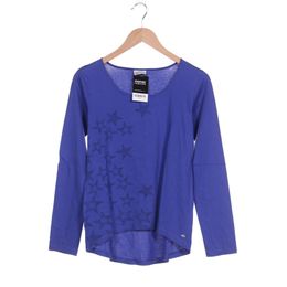 Street One Damen Langarmshirt, blau, Gr. 38