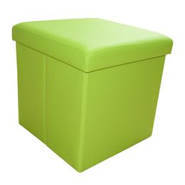 style home Sitzhocker faltbare Sitzbank mit Stauraum (Aufbewahrungsbox mit Deckel