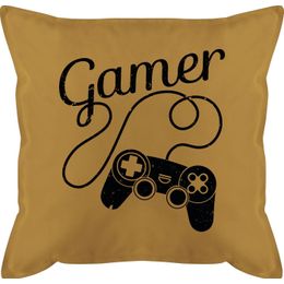 Shirtracer Dekokissen Gamer Motiv mit Controller