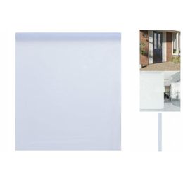 vidaXL Wandpaneel Fensterfolie Statisch Matt Transparent Weiß 45x1000 cm PVC