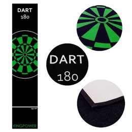Kingpower Dartmatte Dartteppich Dartmatte Darts Turnier Dart Matte 290 x 60 cm Grün