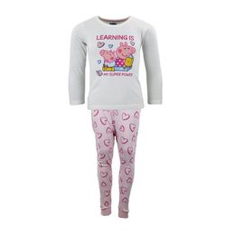 Peppa Pig Schlafanzug Peppa Wutz Mädchen Kinder Pyjama Gr. 92 bis 116