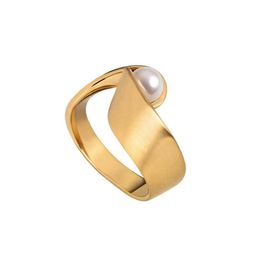 M&M M&M Fingerring Ring mit Perle Ocean Collection (1-tlg)