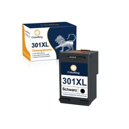 ColorKing Schwarz black multipack für HP 301 XL 301XL Deskjet 2540 1010 Tintenpatrone