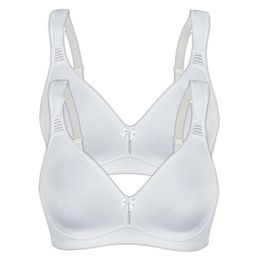 Sassa Mode Sassa Set: Sport-BH 2er Sparpack Sport-BH ohne Bügel SPORTS BRAS (Spar-Set