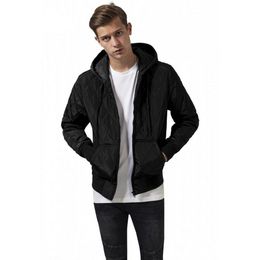 Urban Classics Outdoorjacke Hooded Big Diamond Quilt Jacket mit Kapuze