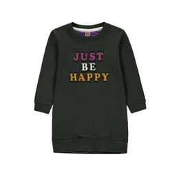 Kanz A-Linien-Kleid Kanz® Mädchen Sweat-Kleid "Just be Happy"