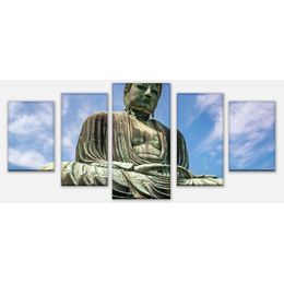 wandmotiv24 Mehrteilige Bilder Der Große Buddha von Kamakura