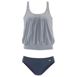 Lascana Tankini Damen Gr&ouml;&szlig;e M/L navy / wei&szlig;
