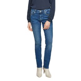 s.Oliver Slim-fit-Jeans s.Oliver Slim Fit Jeans Betsy in Blue (1-tlg) Five Pockets