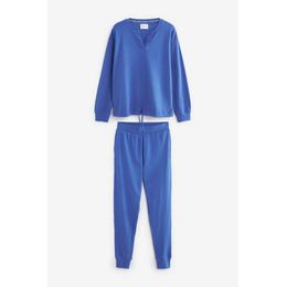 next Pyjama Schlafanzug mit Waffelstruktur aus Baumwollmix (2 tlg)