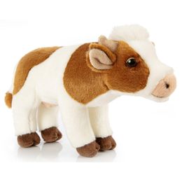 Uni-Toys Kuscheltier Kuh weiß-braun