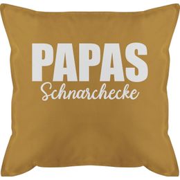 Shirtracer Dekokissen Papas Schnarchecke