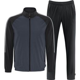 Schneider Sportswear Trainingsanzug EARLM-ANZUG DARKGREY/SCHWARZ