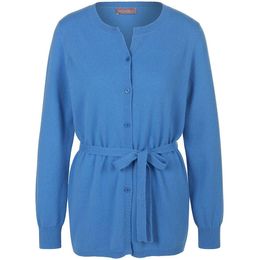 Strickjacke aus 100% Premium-­Kaschmir include blau