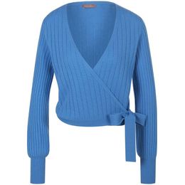 Strickjacke aus 100% Premium-­Kaschmir include blau