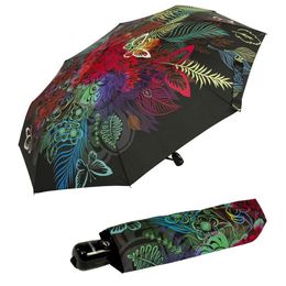 Doppler® Langregenschirm Damen-Taschenschirm mit Auf-Zu-Automatik